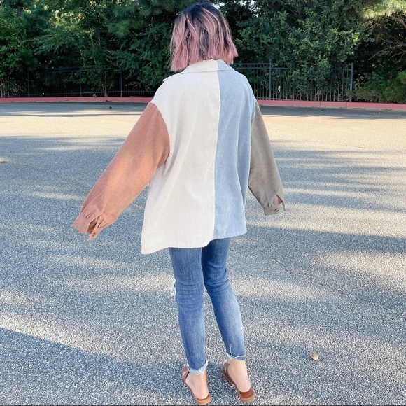 Dash of Pink | Jackets & Coats | Have It All Color Block Boyfriend ...